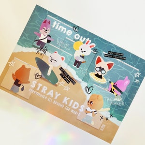 Time Out Poster // Skzoo Fan Art 30x40 Cm - Etsy