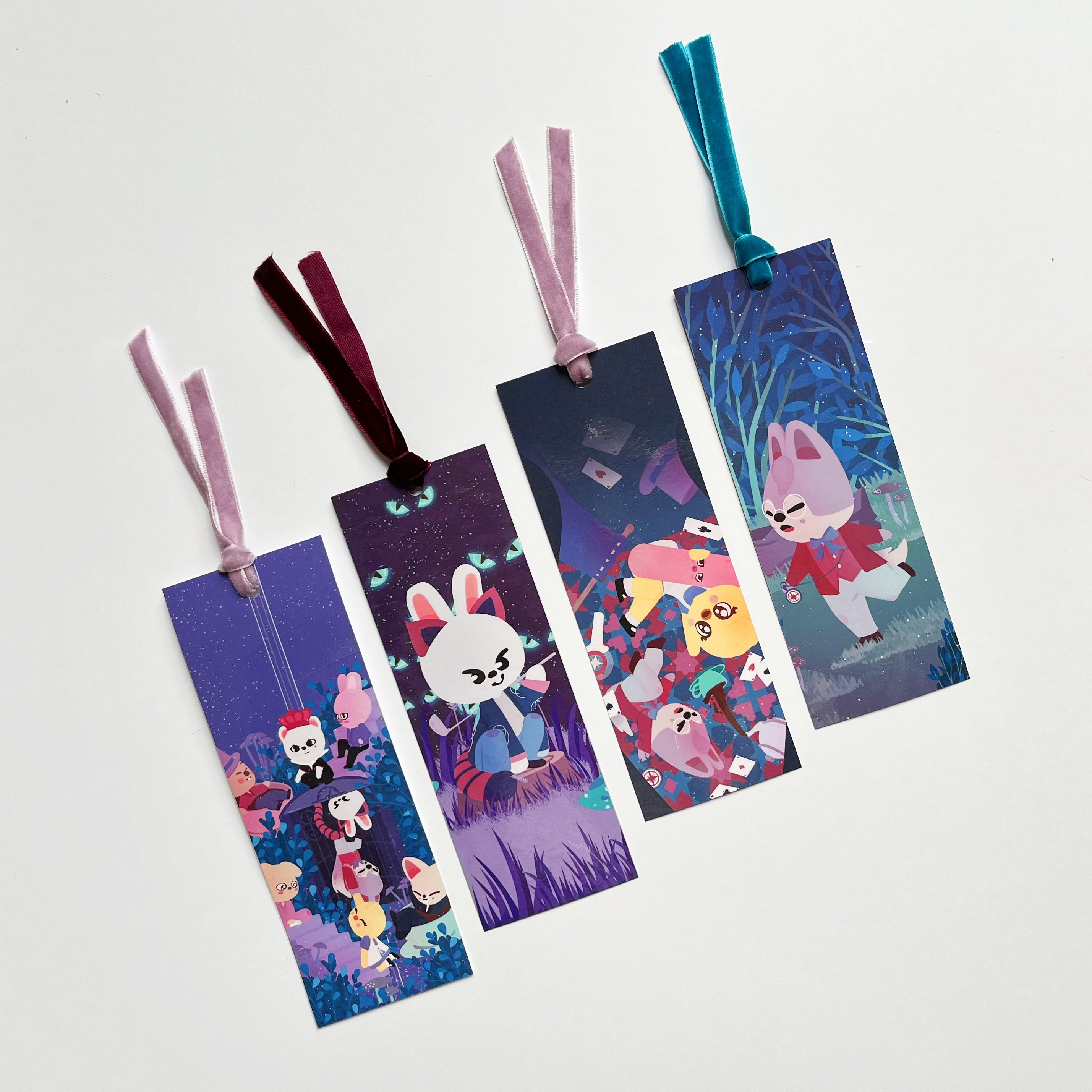 Skzoo in Wonderland Bookmarks // Stray Kids | Etsy Australia