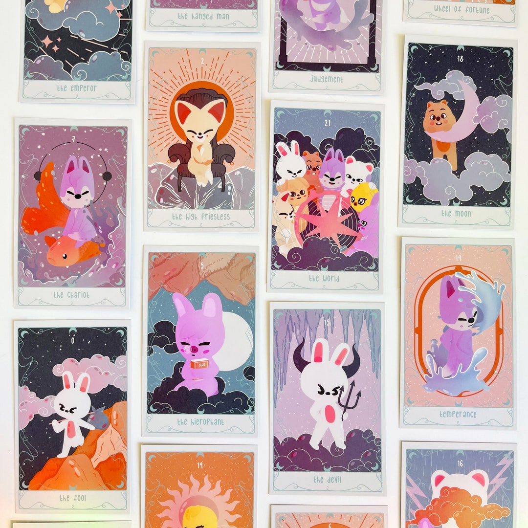Skzoo Tarot Deck // Stray kids - Etsy.de