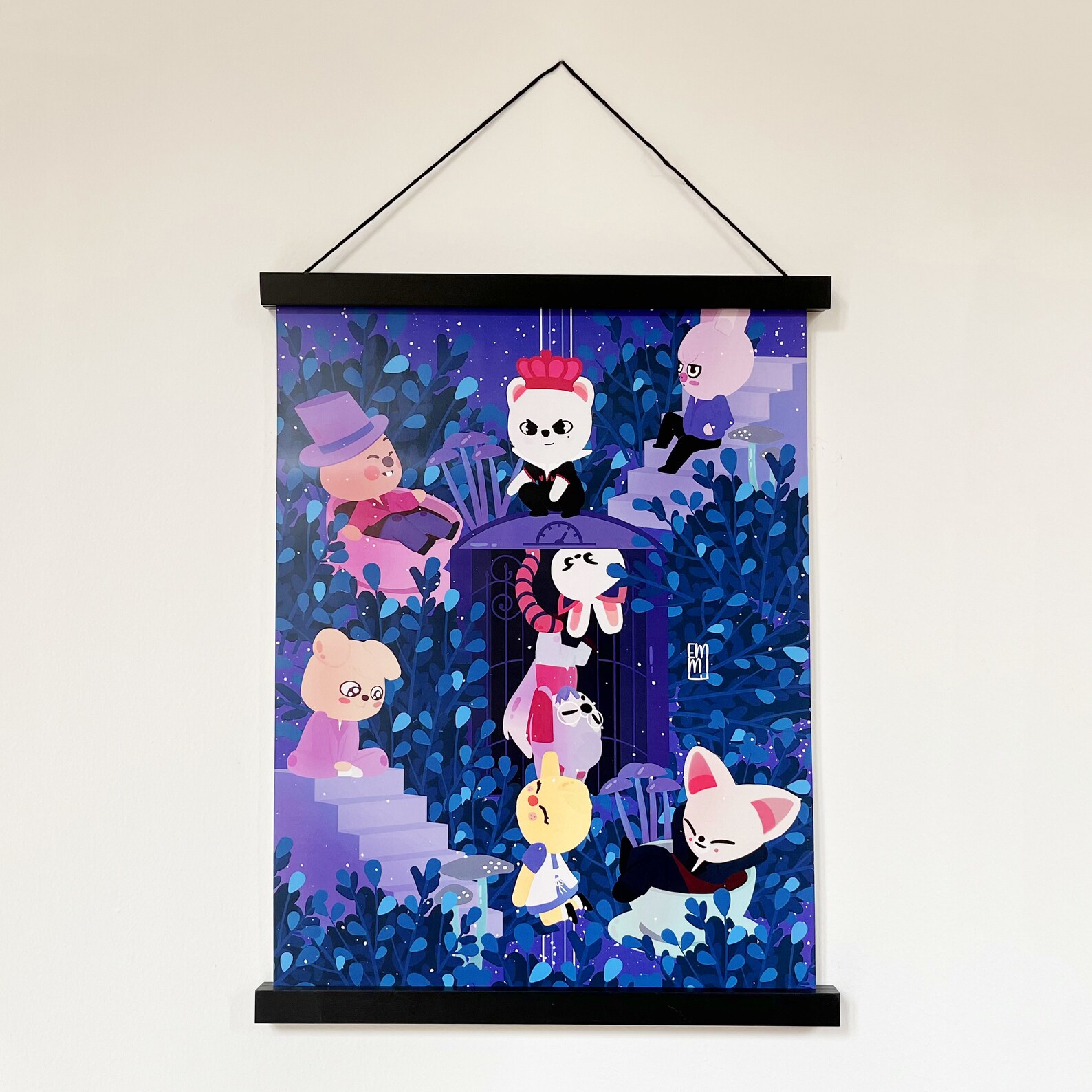 Skzoo in Wonderland Poster // Skzoo Fan Art 30x40 Cm - Etsy