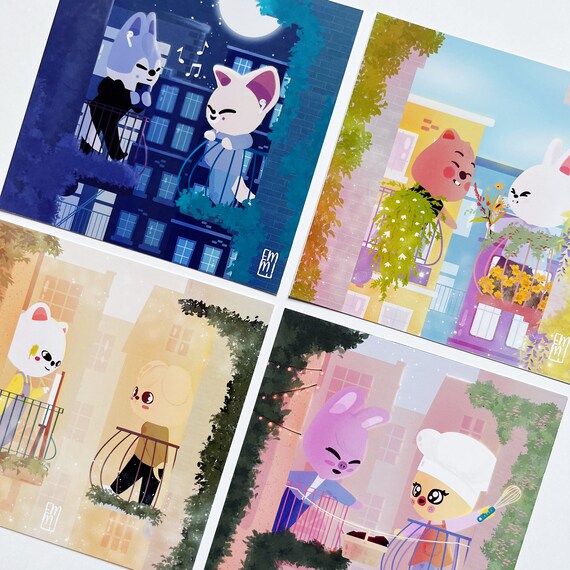Skzoo New Dorms Prints Set // Skzoo Fan Art 120x120 Mm - Etsy Australia