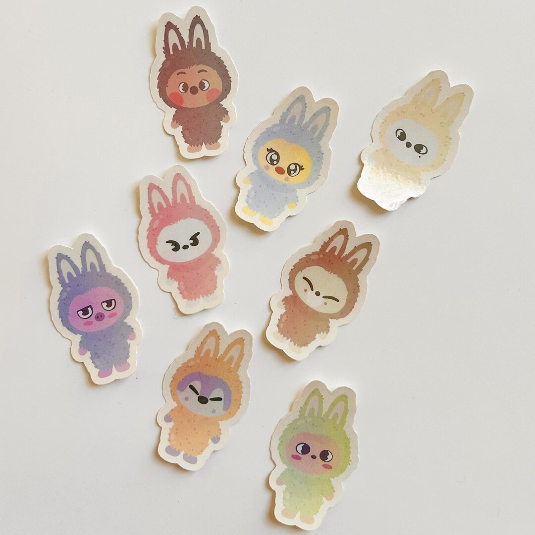Skzoo X Labubu Bundle Stickers // Stray Kids - Etsy
