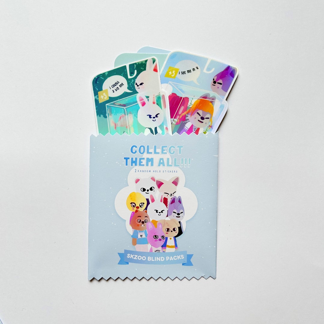 Skzoo Blind Pack Stickers // Stray Kids - Etsy