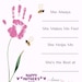 Mother’s Day DIY Handprint/footprint Art Craft Template, Kids Mother’s ...