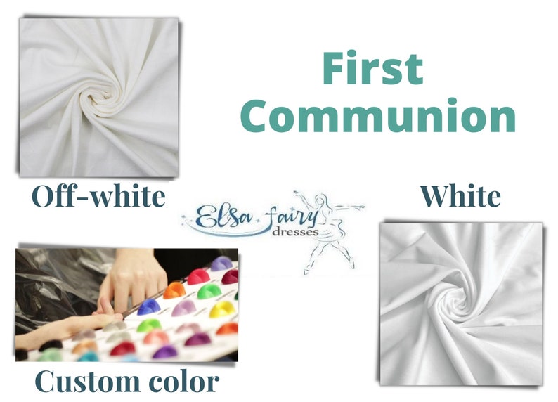 Unique Communion Dress for Girl With a Veil | Etsy