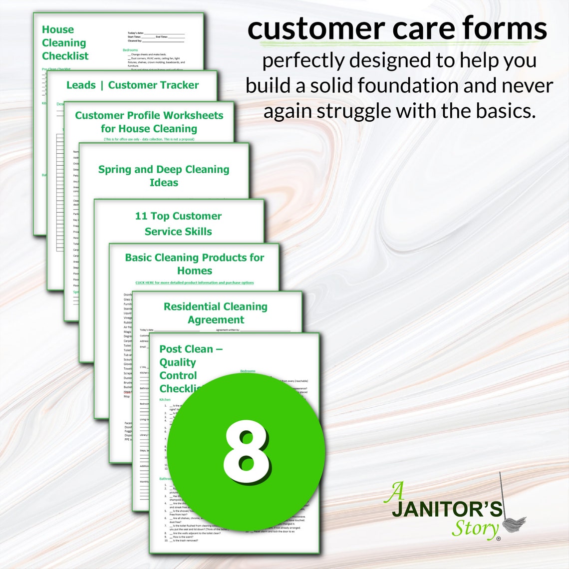 Cleaning Business Forms EDITABLE Professional Housecleaning - Etsy