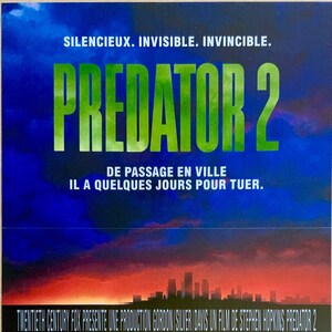 Predator 2 Original 1990 French Poster 21x15 - Etsy