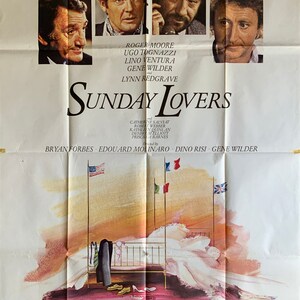 Sunday Lovers Original 1980 French Poster 63x47 - Etsy UK
