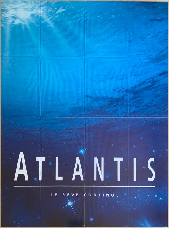 Atlantis Original 1991 French Poster 63x47 | Etsy