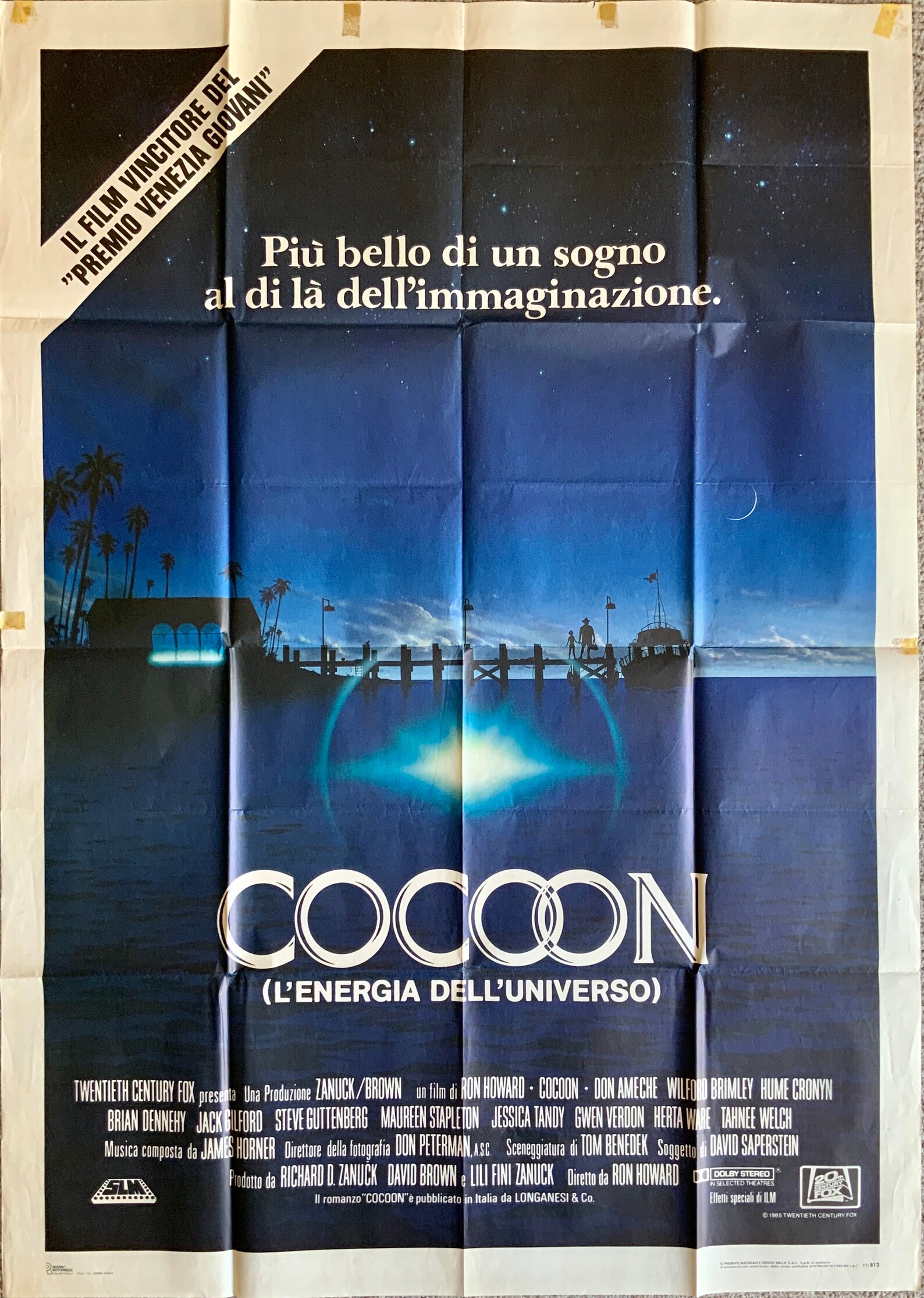 Cocoon Original 1985 Italian Poster 55"x39" - Etsy
