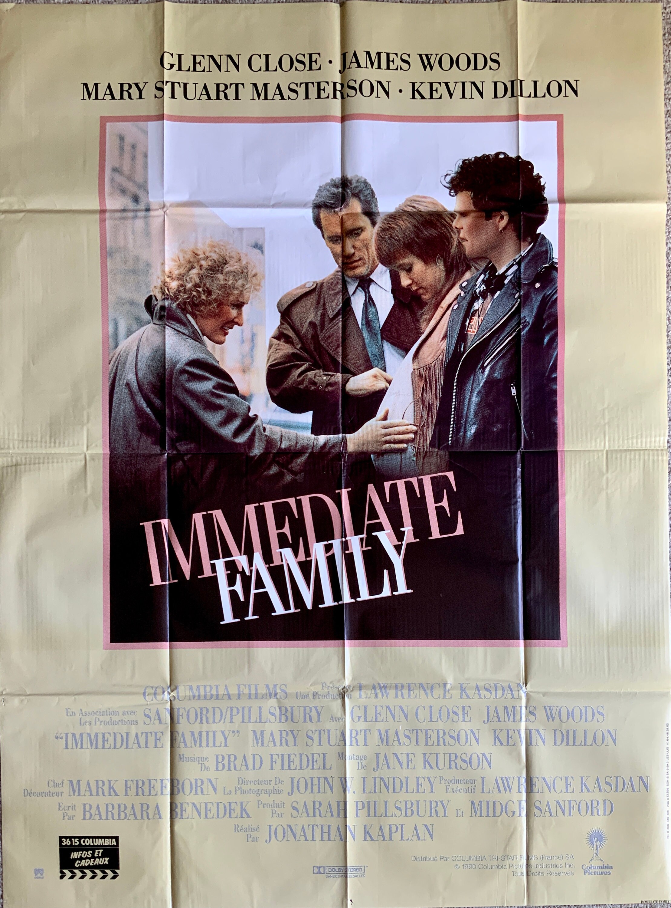 Immediate Family Original 1990 French Poster 63x47 - Etsy
