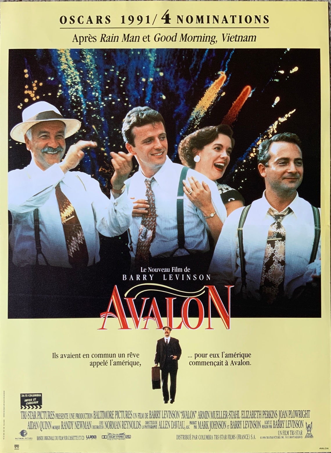 Avalon Original 1990 French Poster 21x15 - Etsy