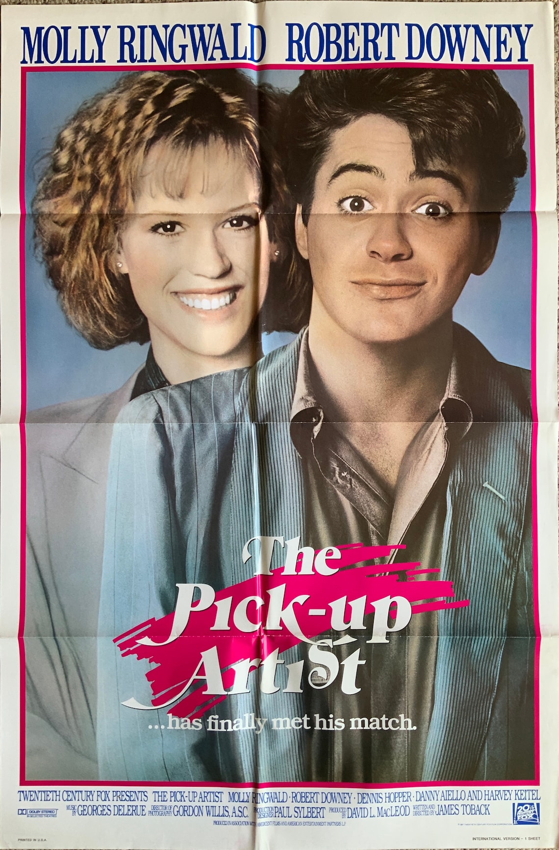 The Pick up Artist Original 1987 US Poster 41"x27" - Etsy