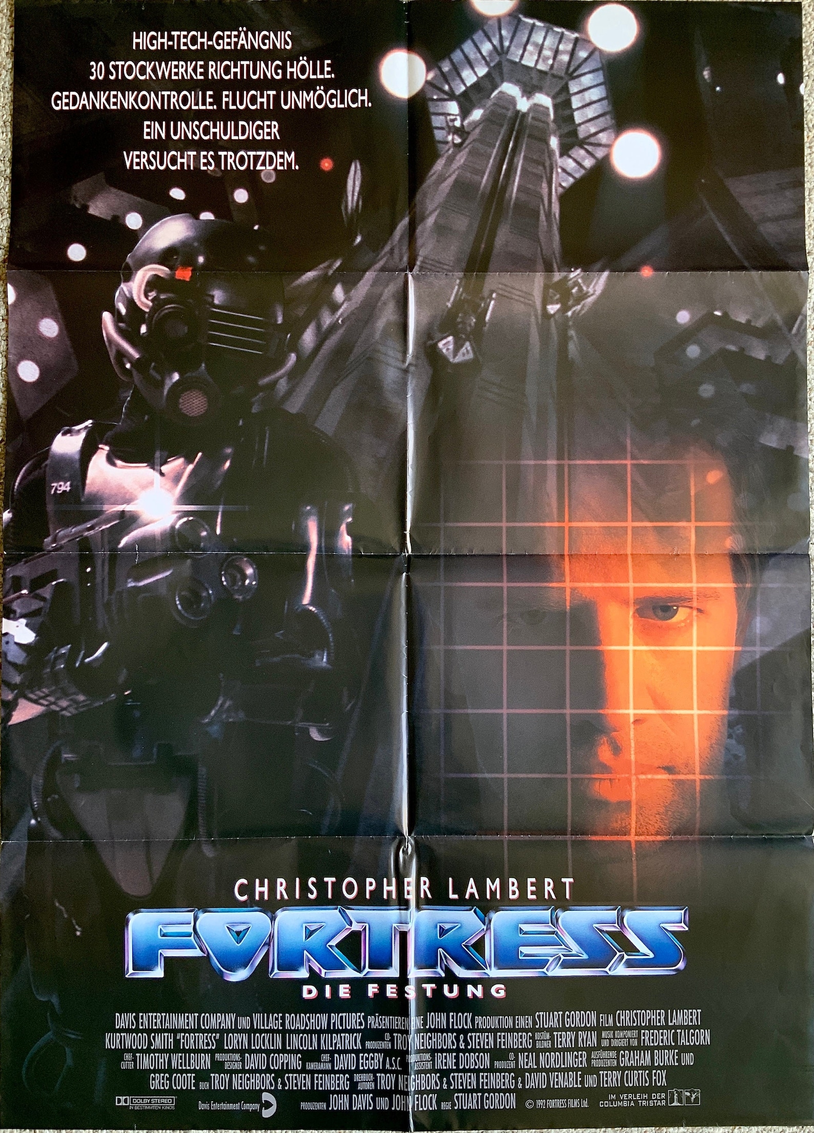 Fortress Original 1992 German Poster 47"33" - Etsy