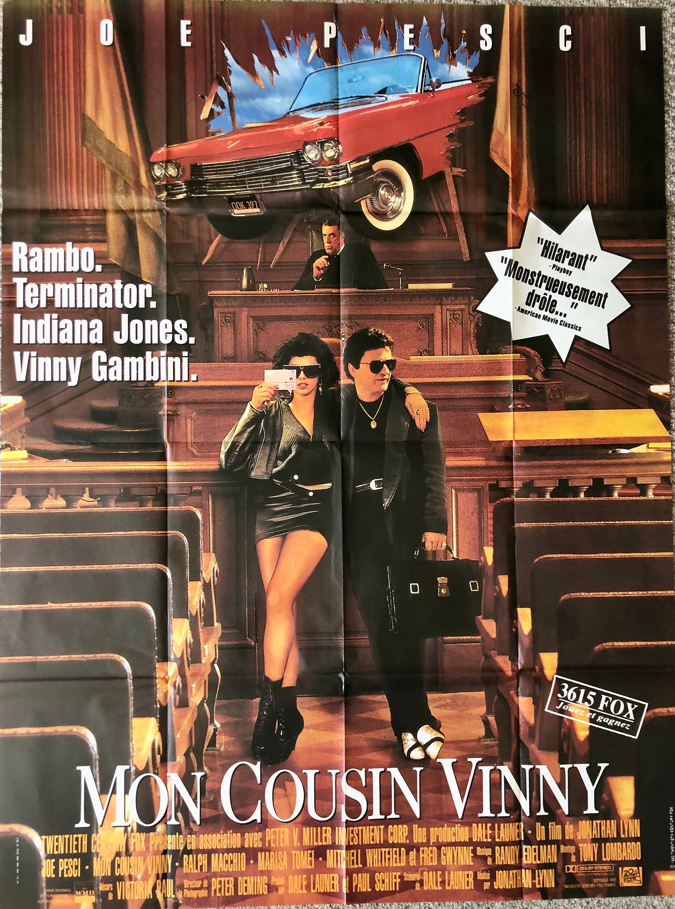 My Cousin Vinny mon Cousin Vinny Original 1992 French Poster 63x47 - Etsy