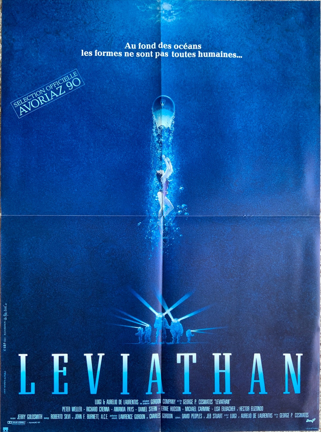 Leviathan Original 1990 French Poster 33x23 - Etsy Australia