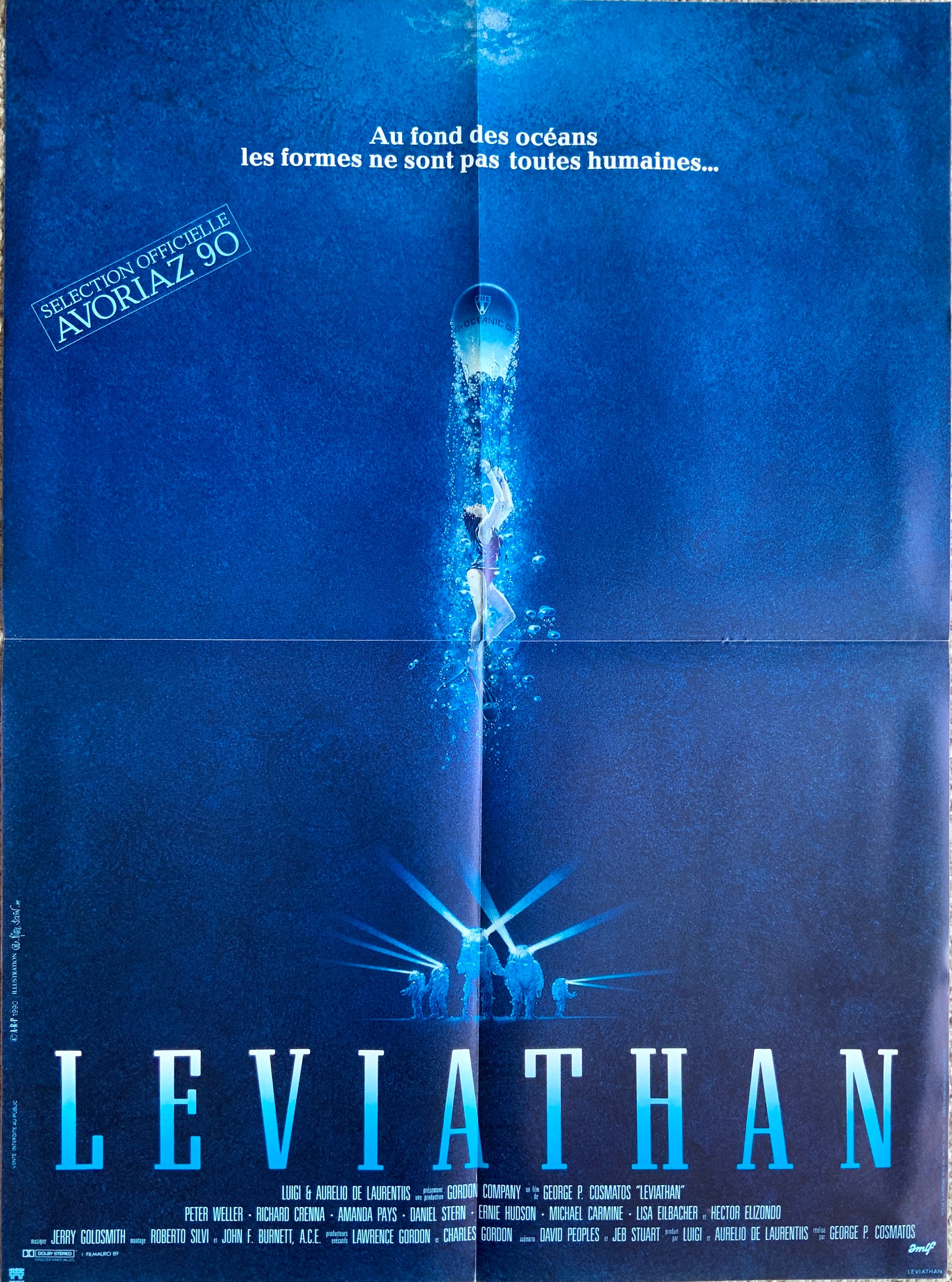 Leviathan Original 1990 French Poster 33x23 - Etsy Australia