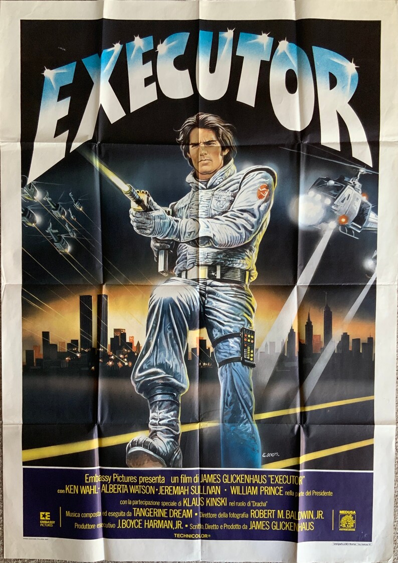 Executor. Original 1982 Italian Poster 55x39 collector - Etsy