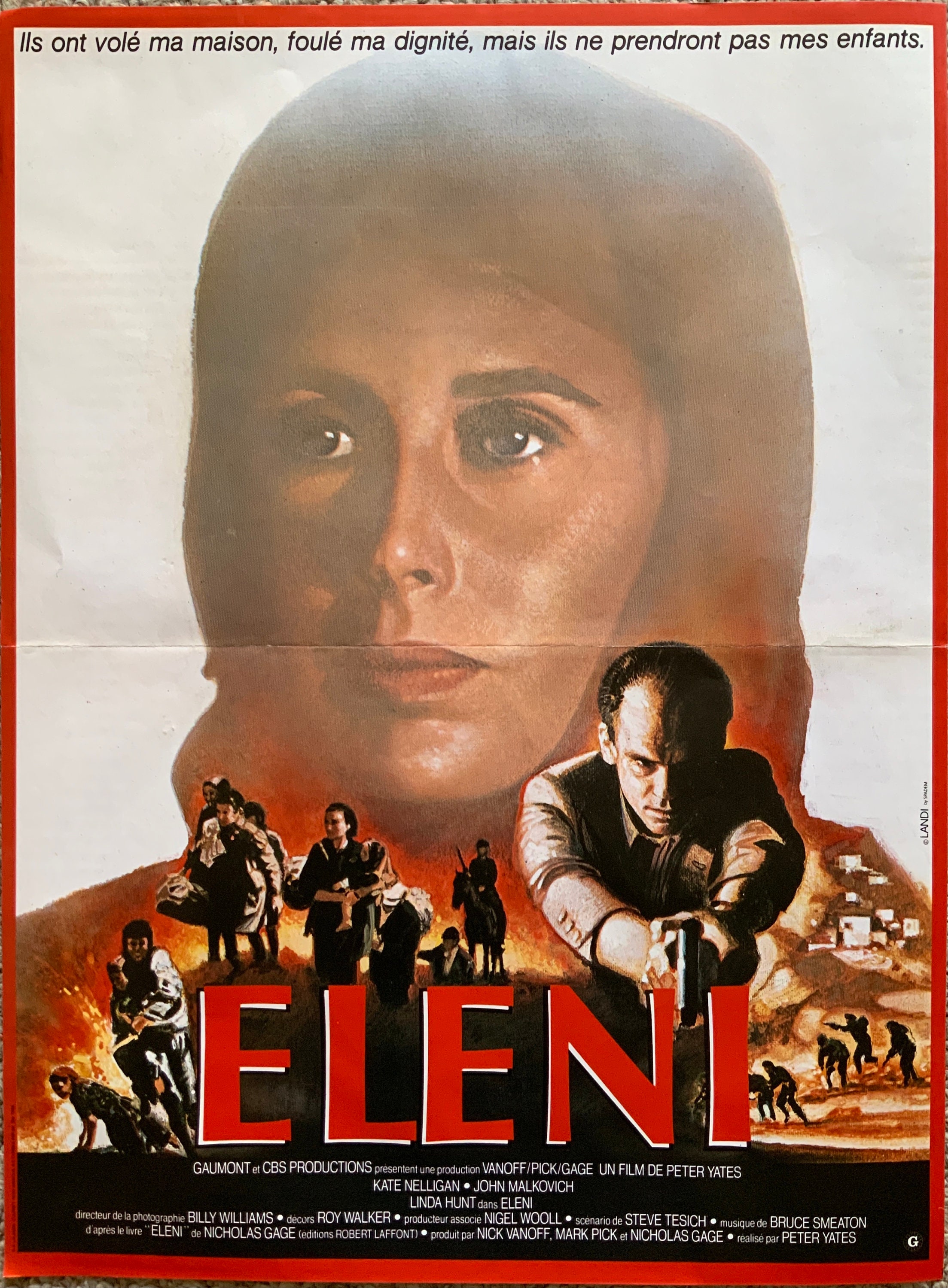 Eleni Original 1985 French Poster 21"x15" - Etsy