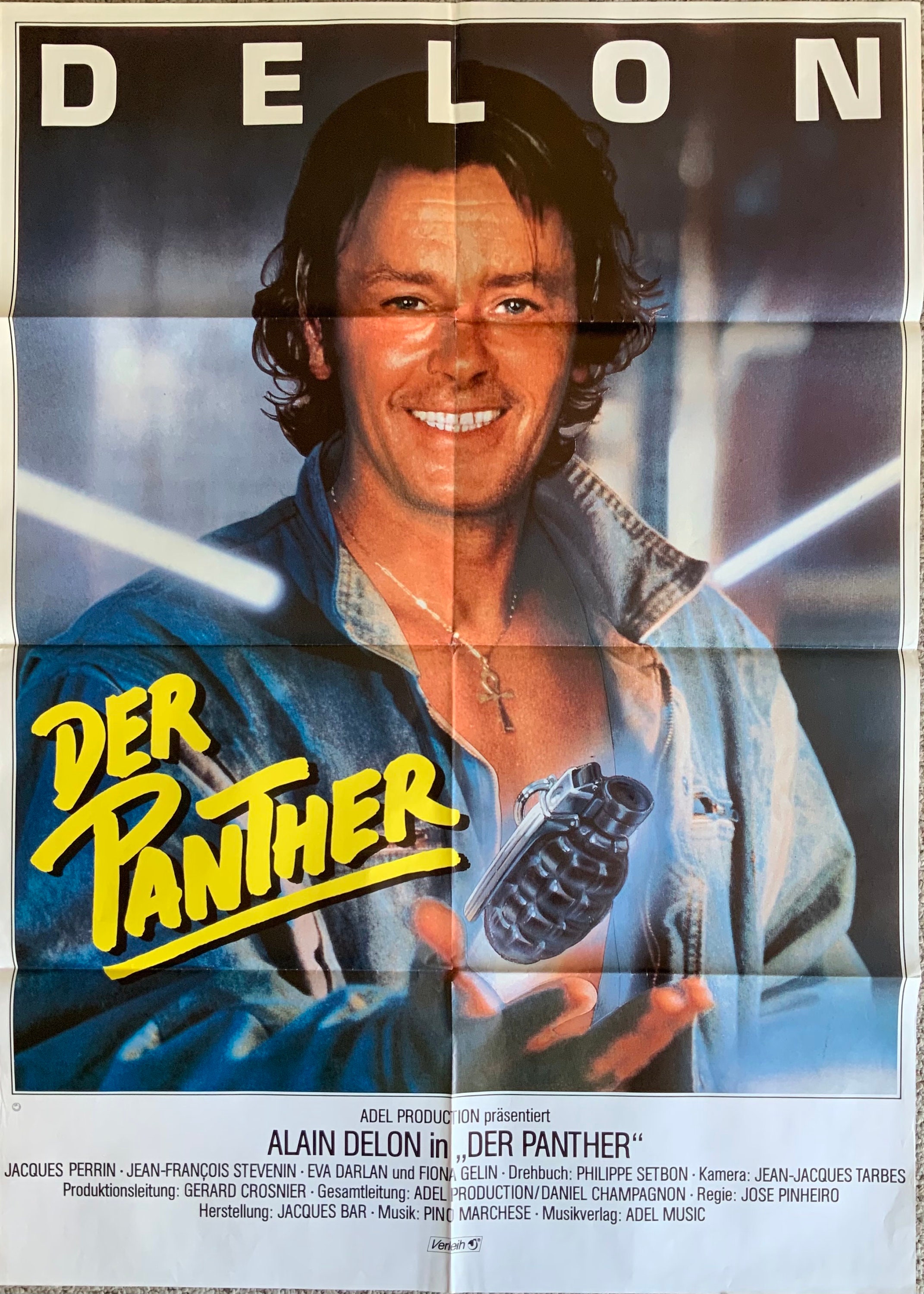 Der Panther Discurso del Policía Cartel original de 1985 46x33 - Etsy ...