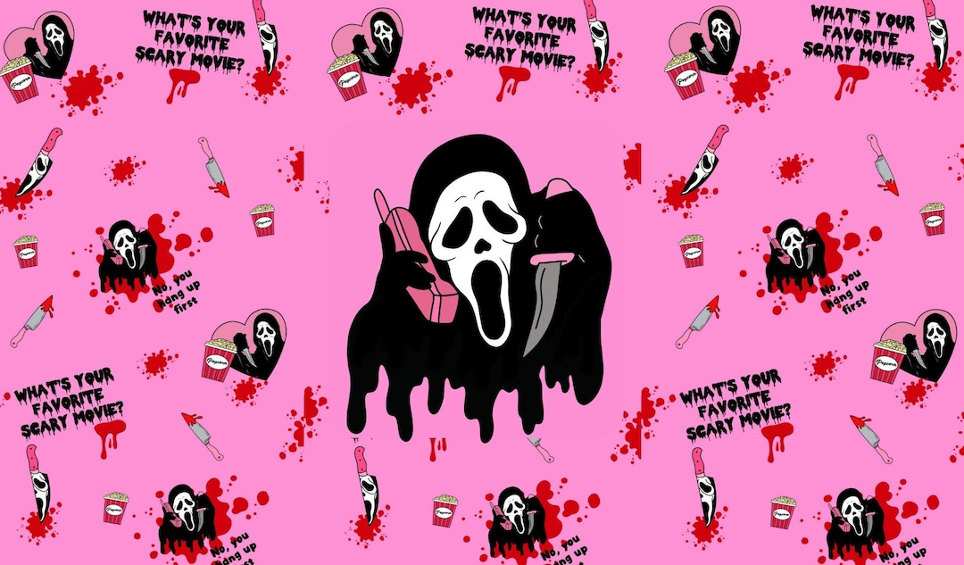 Ghostface Desktop Wallpaper - Etsy UK