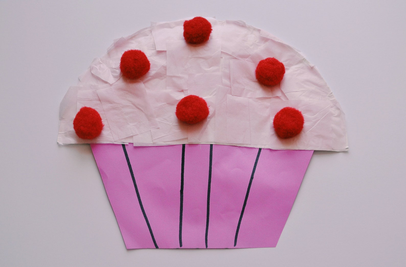 Sweet Treats Cupcake Craft for Kids Toddler Preschool Art Food | Etsy