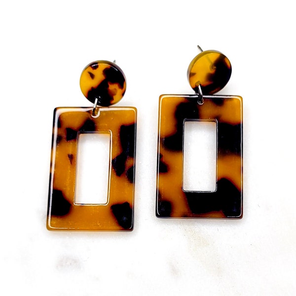 Black Shell Earrings - Etsy