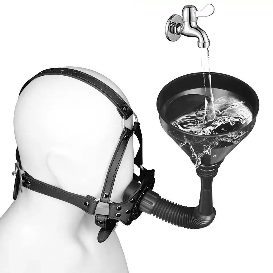 Toilet Funnel Urinal Gag Gay Piss Fetish Kink Bdsm Restraint Etsy