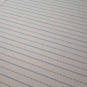 Customized Wide Ruled Dotted Paper for Kids – Digital Download ...