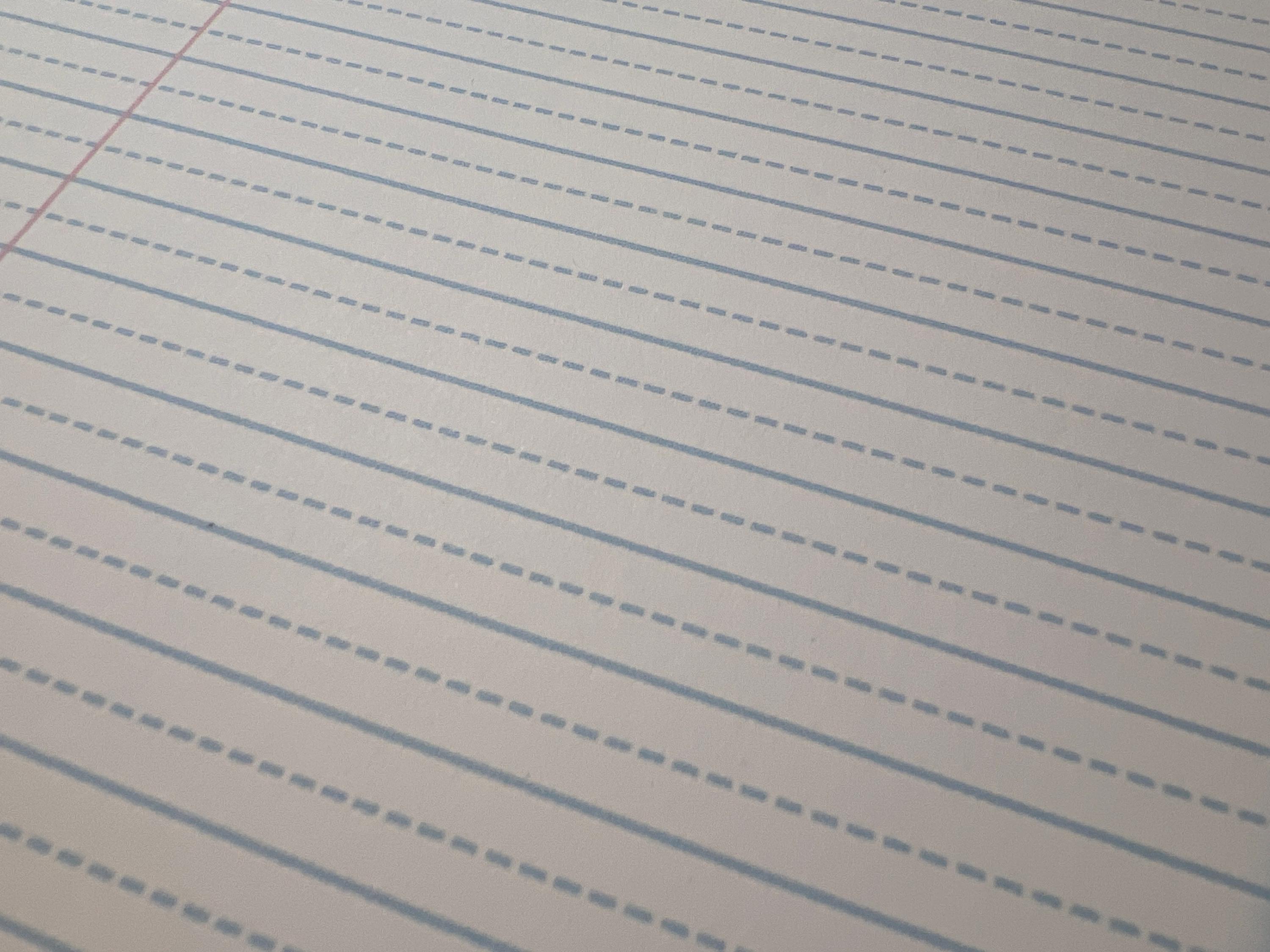 Customized Wide Ruled Dotted Paper for Kids – Digital Download ...