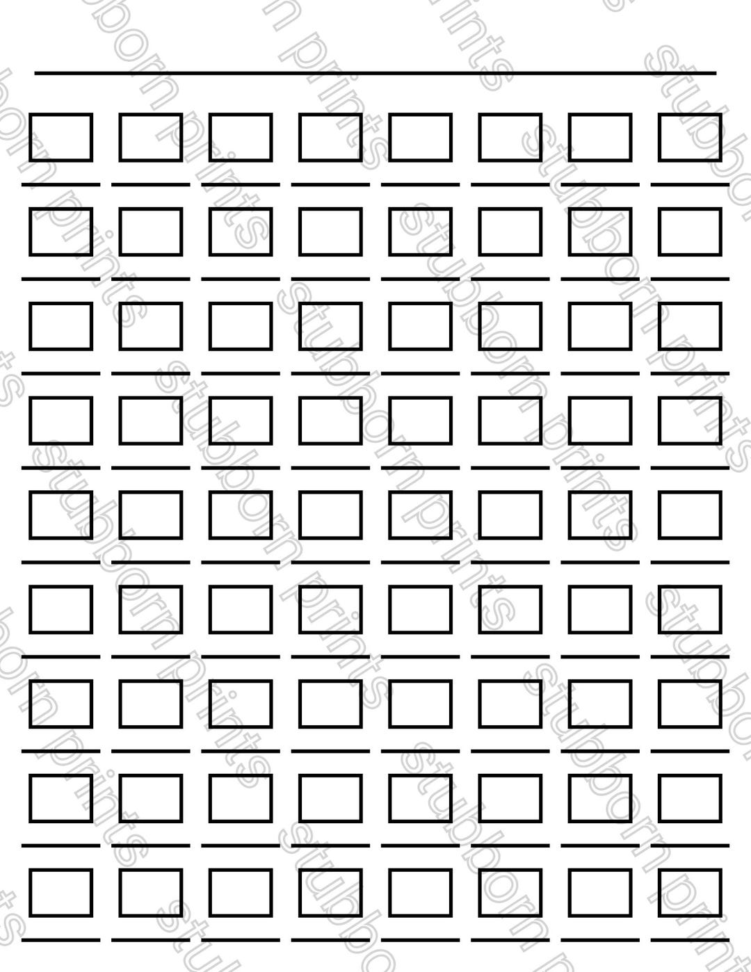72 Color Swatch Template: Alcohol Markers, Pencils, Pens (downloadable ...