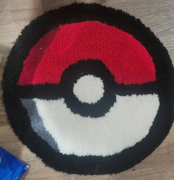 Tuft Pokeball Rug - Etsy