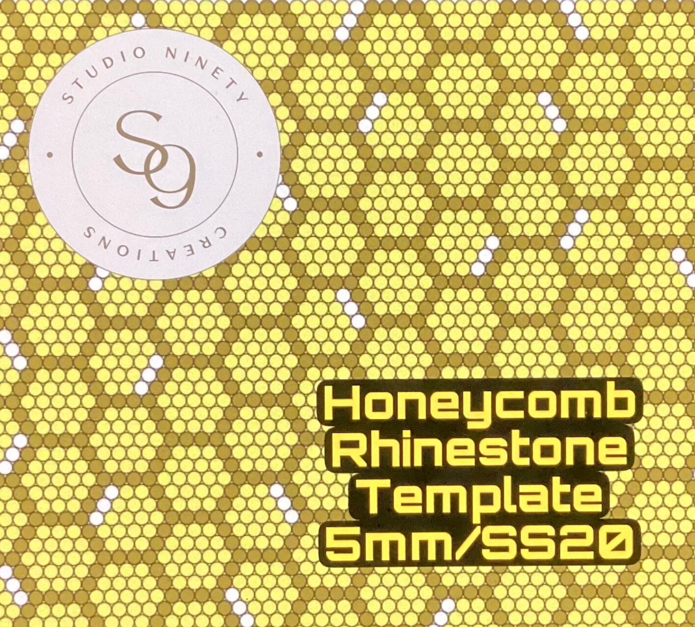 Honeycomb Rhinestone Template - Etsy