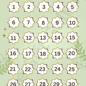 Ramadan Printable Countdown - Digital File - Etsy