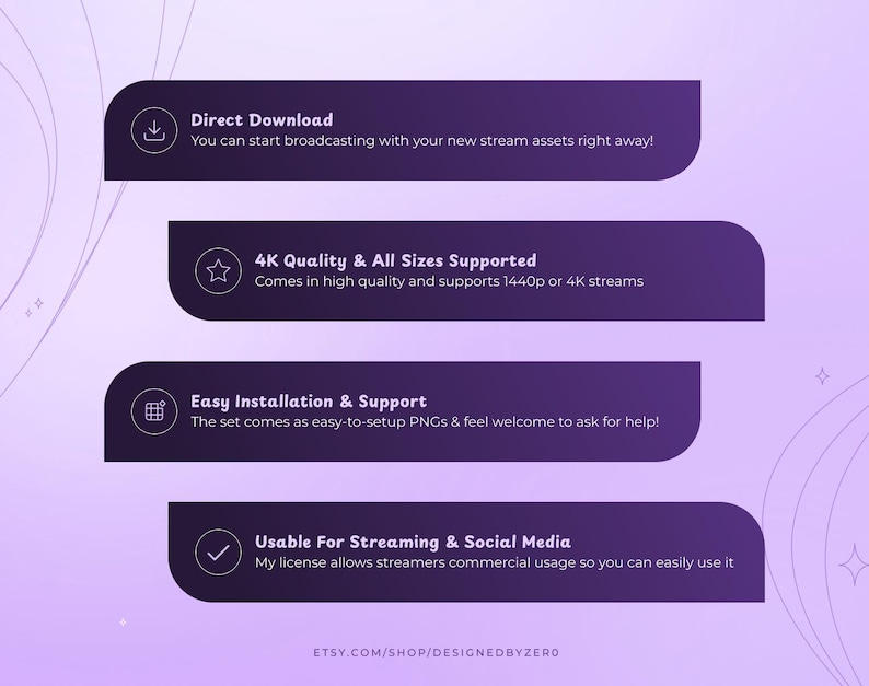 Vtuber Halloween Costume | 24 Elements | Spooky Purple Vtuber Assets ...