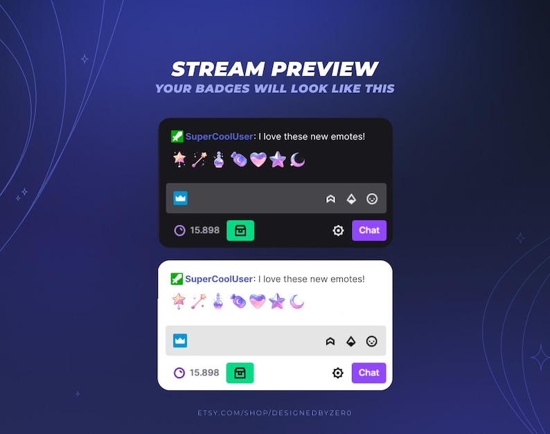 7 Purple Magical Girl Icons - Twitch Sub Badges / Anime Cheer Bit ...