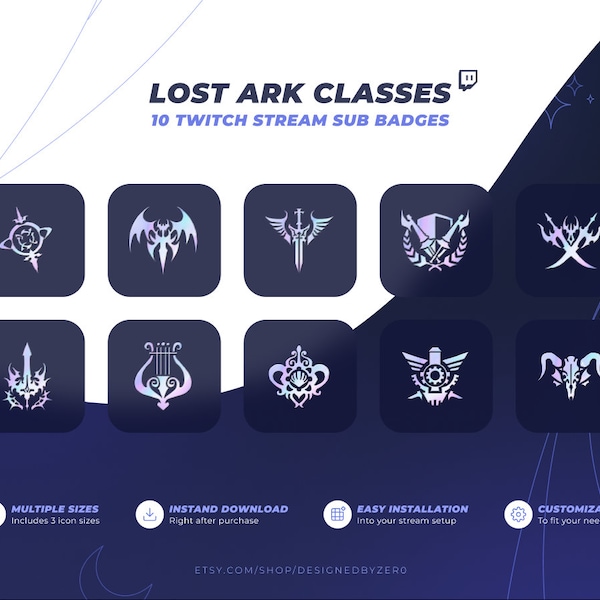 18x18 Twitch Badge - Etsy