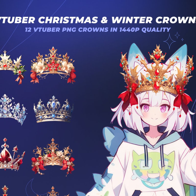 Vtuber Crown Asset - Etsy