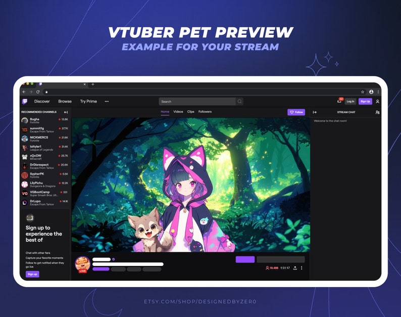 6 Cute Anime Wolves - Best Friends and Vtuber Pets - Grey and White ...