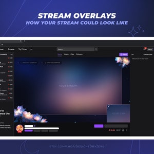 Stargazing - Stream Overlays & Vtuber Overlays - Including Panels ...