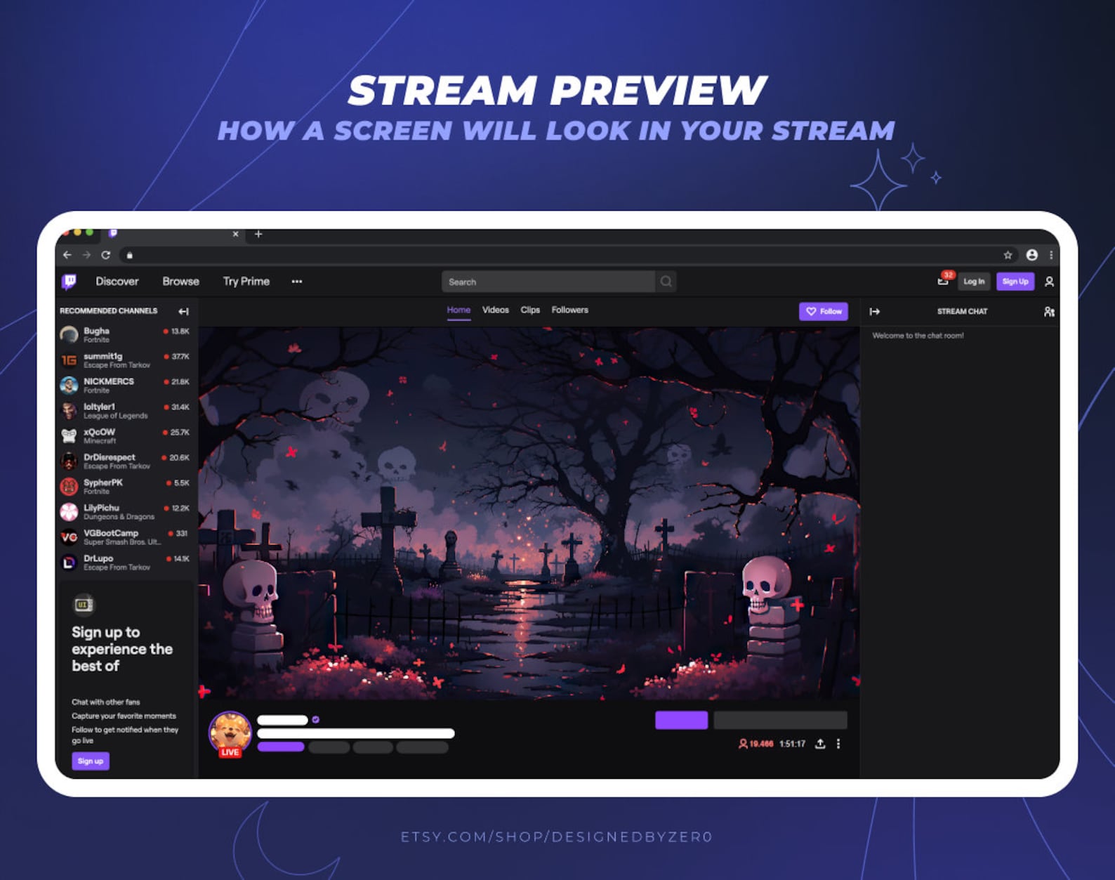 9 Halloween Stream Backgrounds and Desktop Wallpapers - Pixel Art in A ...