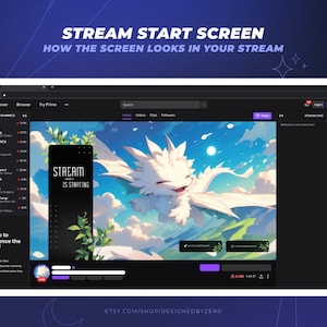 Cute Forest Dragon - Lofi Dragon Twitch Stream Backgrounds - 1440p ...