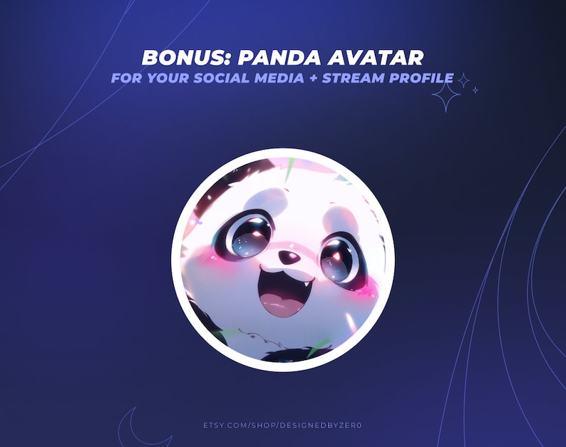 Cozy Panda - Anime Green Bamboo Twitch Stream Backgrounds - 1440p ...