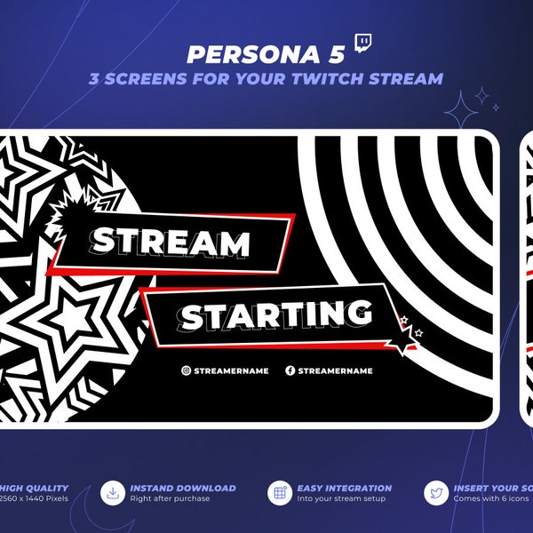 Twitch Offline Anime - Etsy