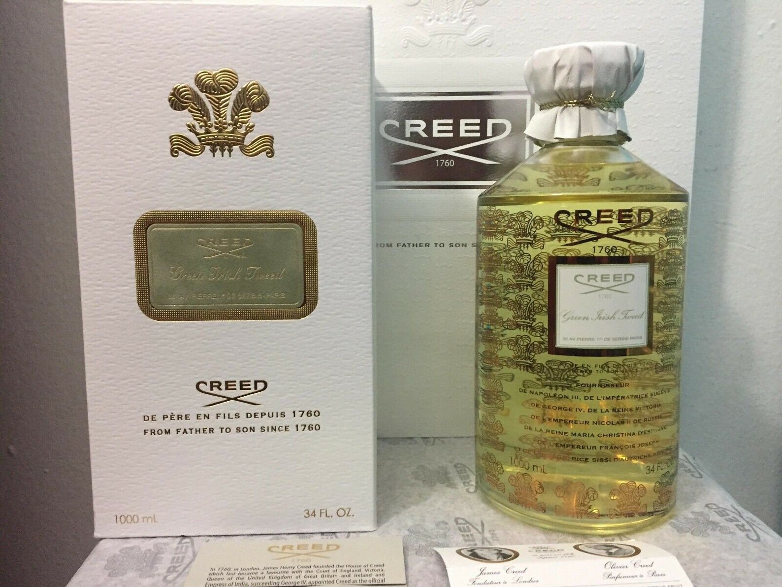 Creed Green Irish Tweed 16L01 100% Auténtico EDP 5ml 10ml 30ml - Etsy ...