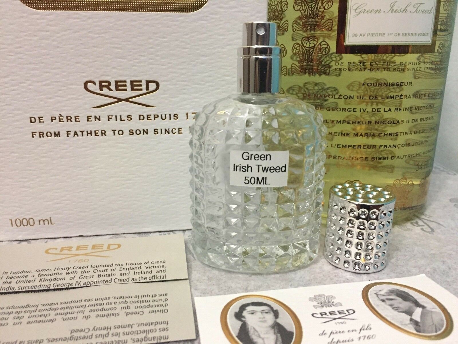 Creed Green Irish Tweed 16L01 100% Auténtico EDP 5ml 10ml 30ml - Etsy ...