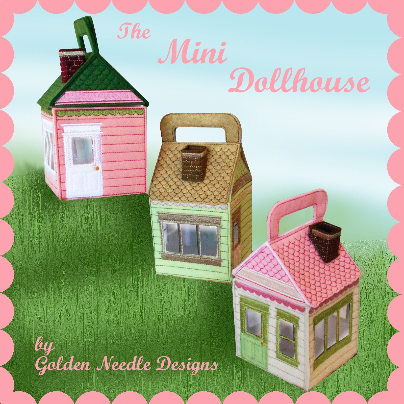 Machine Embroidery Designs Patterns Dolls House- Toy - Etsy