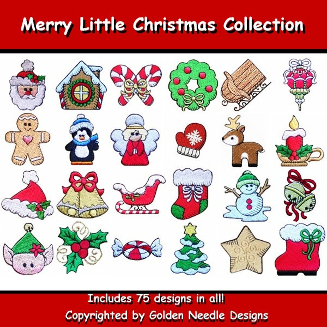 Christmas Advent Calendar Pattern for Machine Embroidery - Etsy