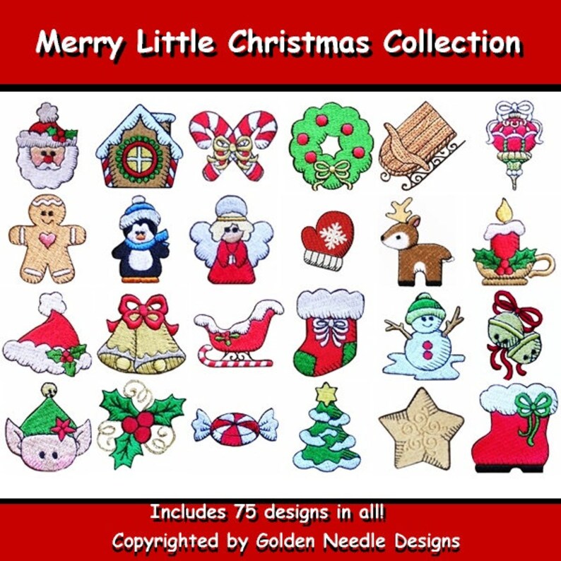 Christmas Advent Calendar Pattern for Machine Embroidery - Etsy