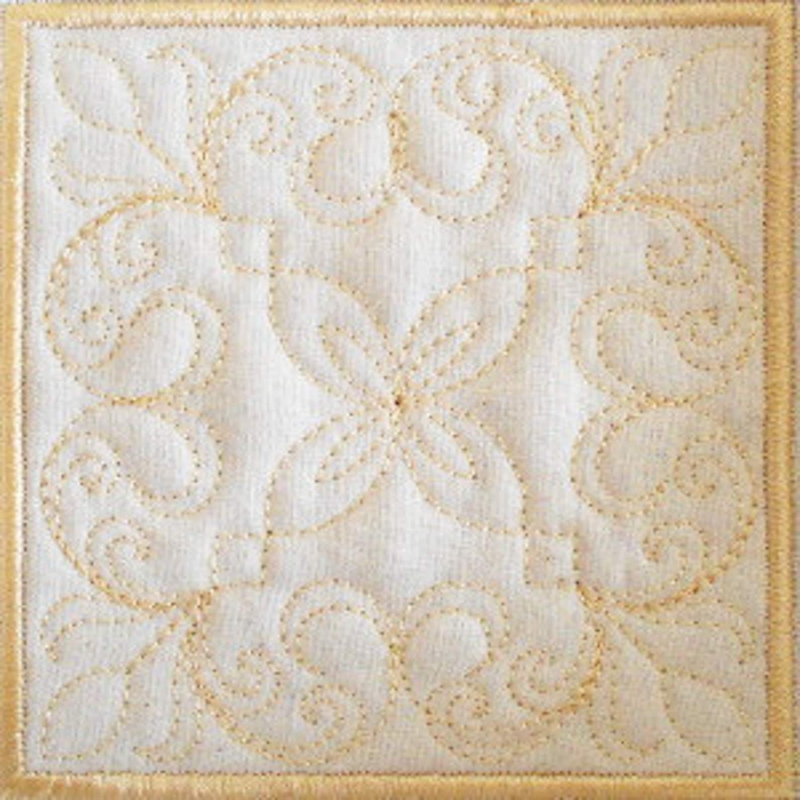 The Trapunto Quilt Block Collection - Machine Embroidery Designs Set - Etsy